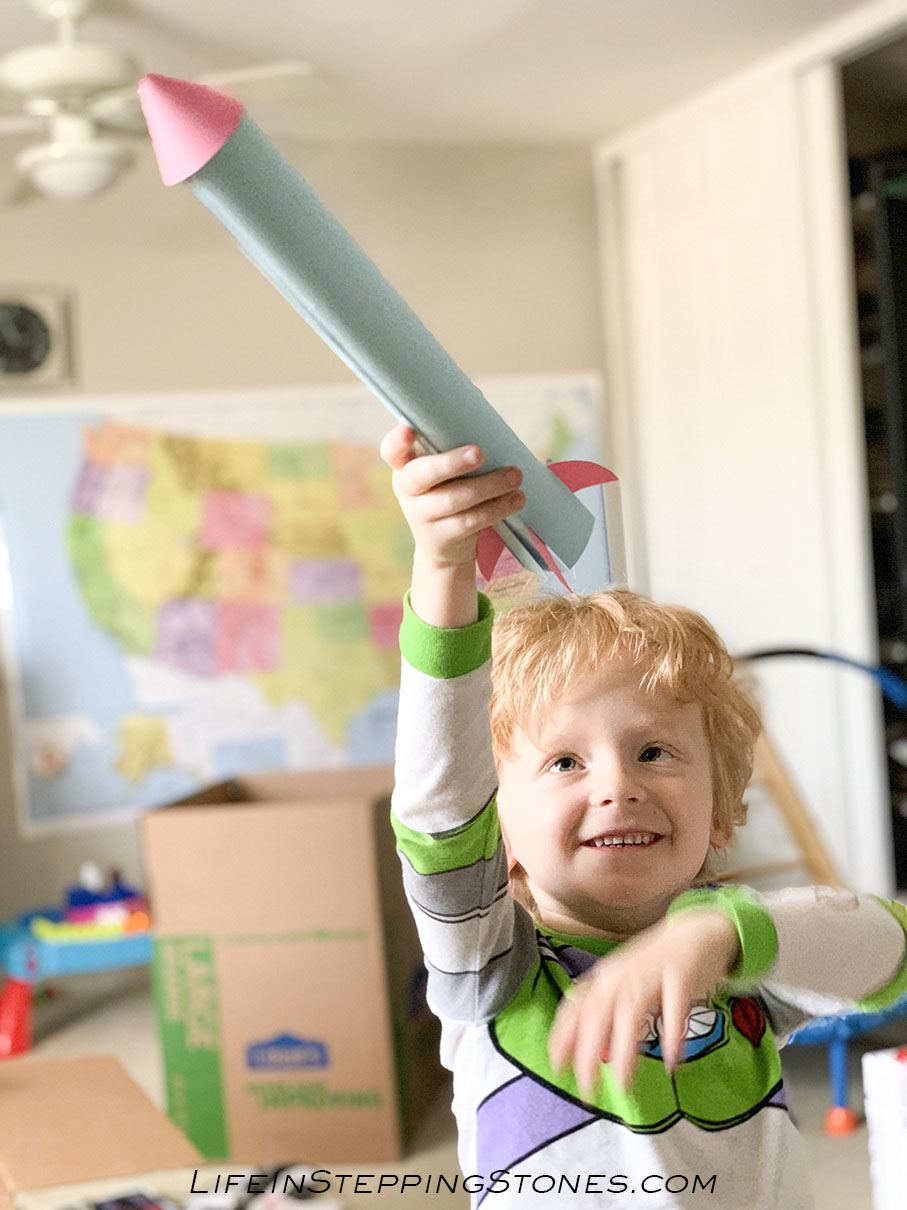 Flying Rocket Ship | Life in Stepping Stones