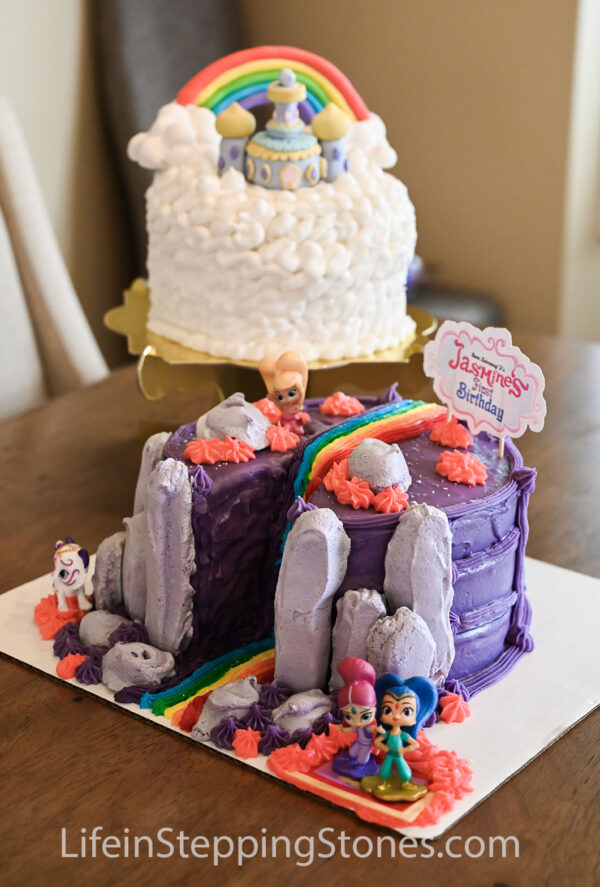 How to Make a Shimmer and Shine Birthday Cake