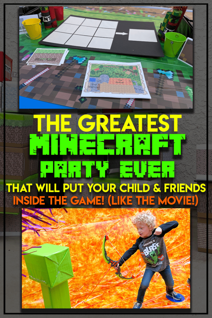 Minecraft Birthday Parties Idea Balloon Wall Minecraft Theme